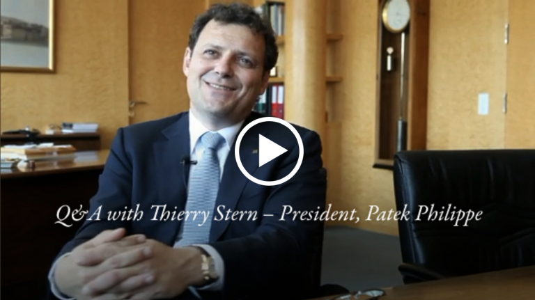 Q & A With Thierry Stern, President of Patek Philippe - Rubber B