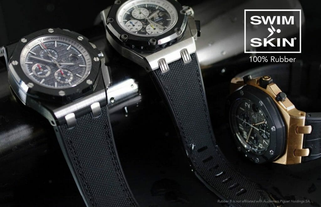 Green Rubber Strap for Audemars Piguet Royal Oak Offshore 42mm - Sailcloth