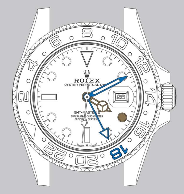 How to Use a GMT & How To Read A GMT Watch - Rubber B