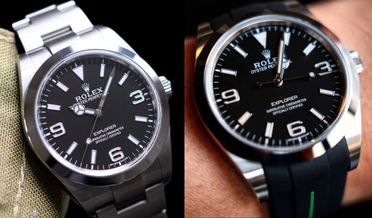 Rolex Explorer 1 – Ultimate Watch Strap Guide - Rubber B