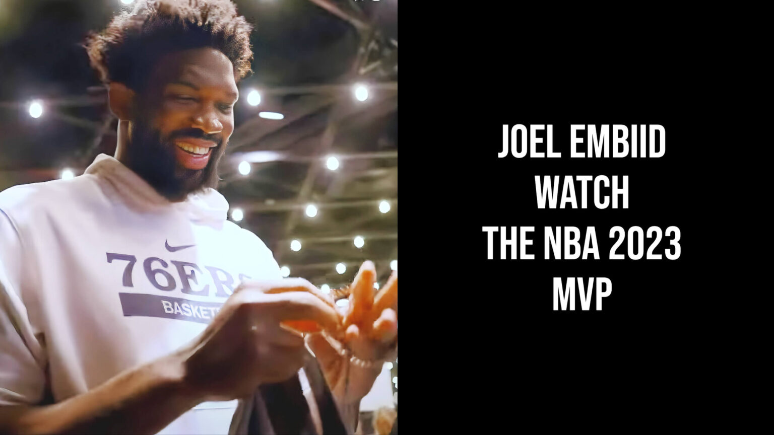 Joel Embiid Watch Rolex Day-Date 40 - 2023 MVP