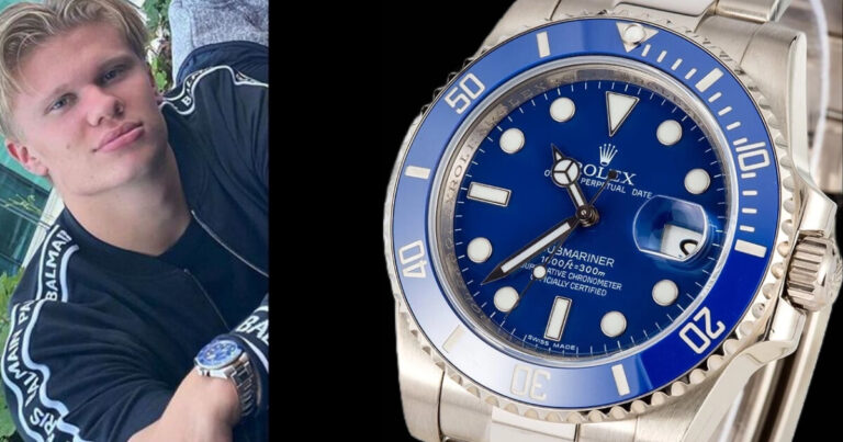 Erling Haaland’s Watch Collection - Rubber B