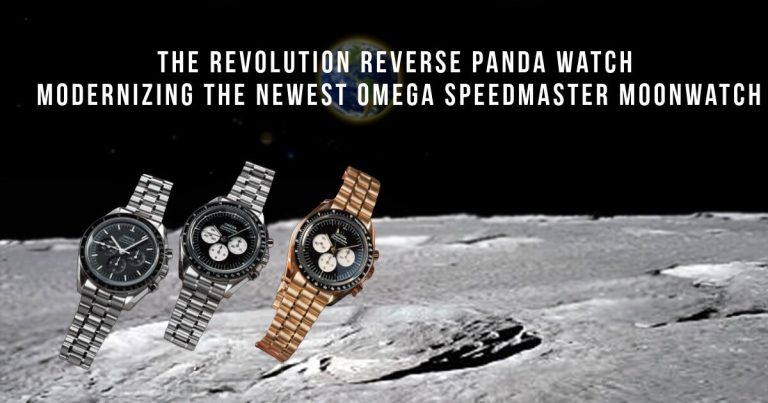 The Revolution Reverse Panda Watch Omega Speedmaster